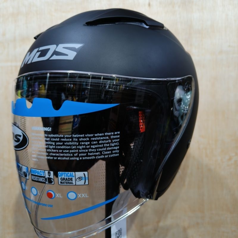 Jual HELM MDS VOLTUS NEW SOLID | Shopee Indonesia
