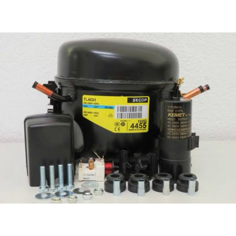 Jual KOMPRESOR SECOP TL4GH | KOMPRESOR FREEZER/KULKAS 1/10PK R134 ...