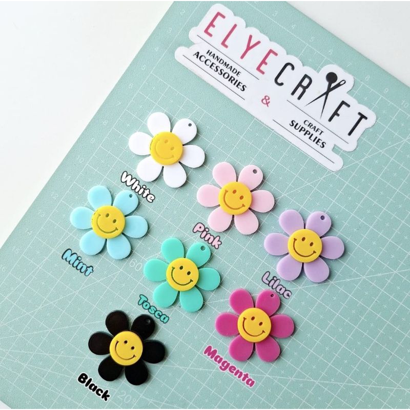 Jual charm daisy smile (5pcs) | Shopee Indonesia
