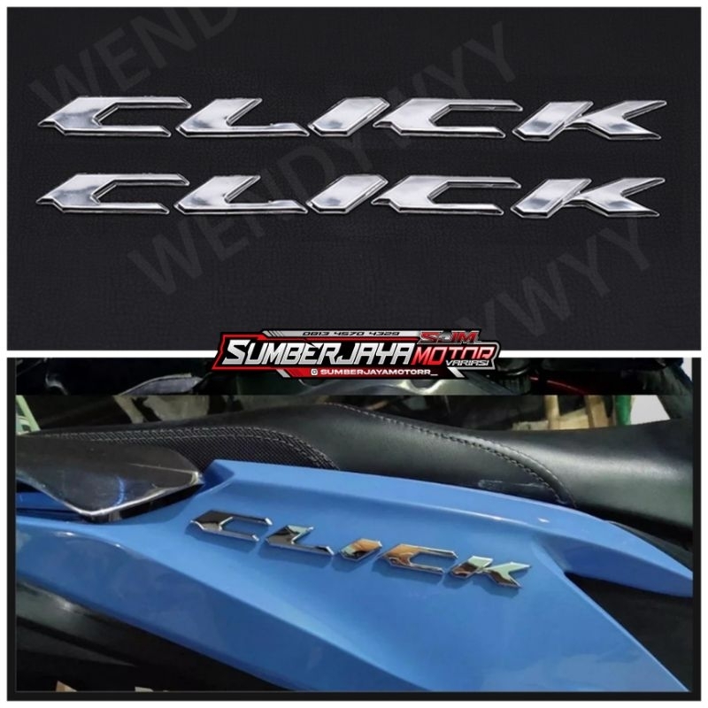 Jual Emblem Click Vario 125i 150i New Old Stiker Logo Timbul Vario 125 ...