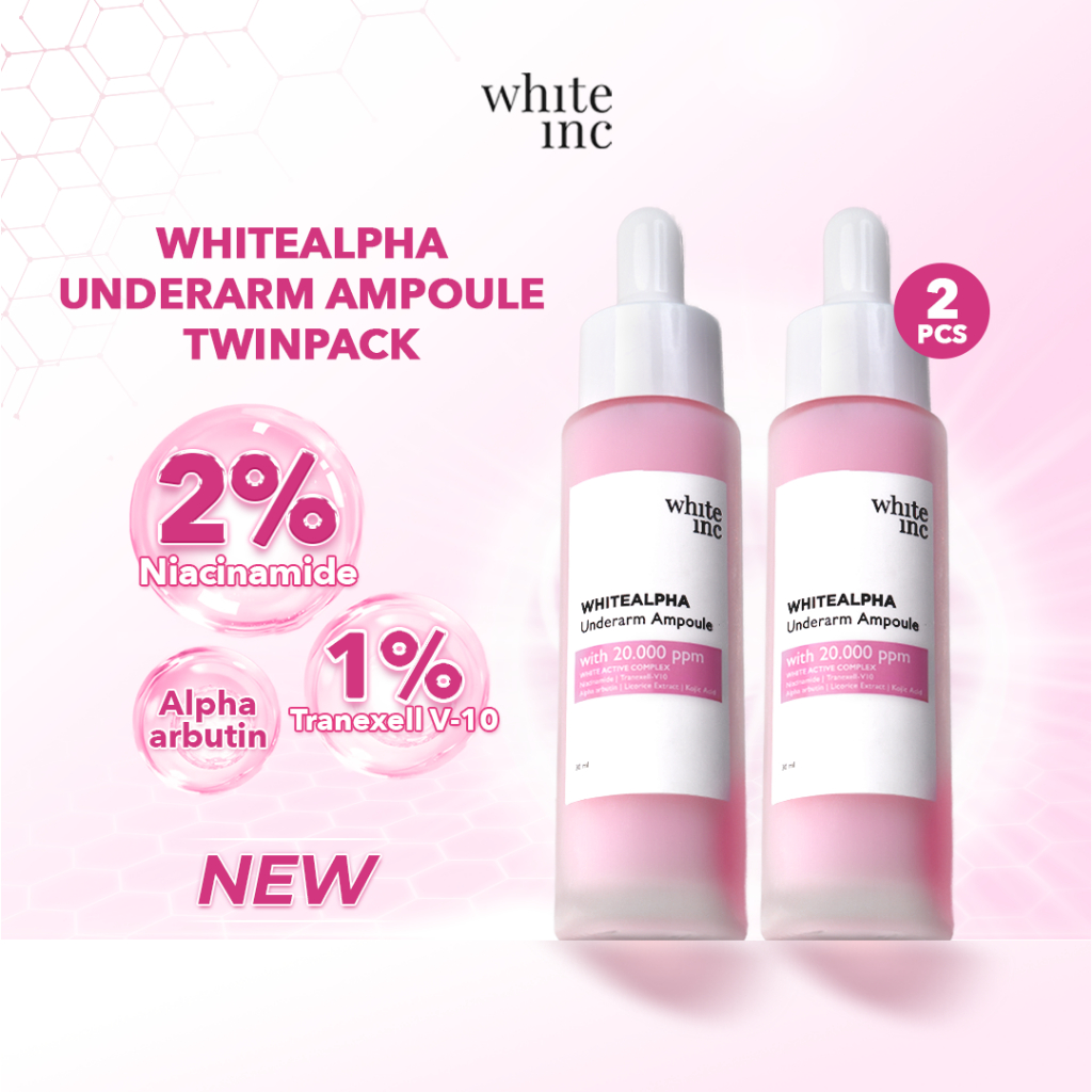Jual [BUNDLE] WHITE INC Whitealpha Underarm Ampoule | Formulasi Ampoule ...