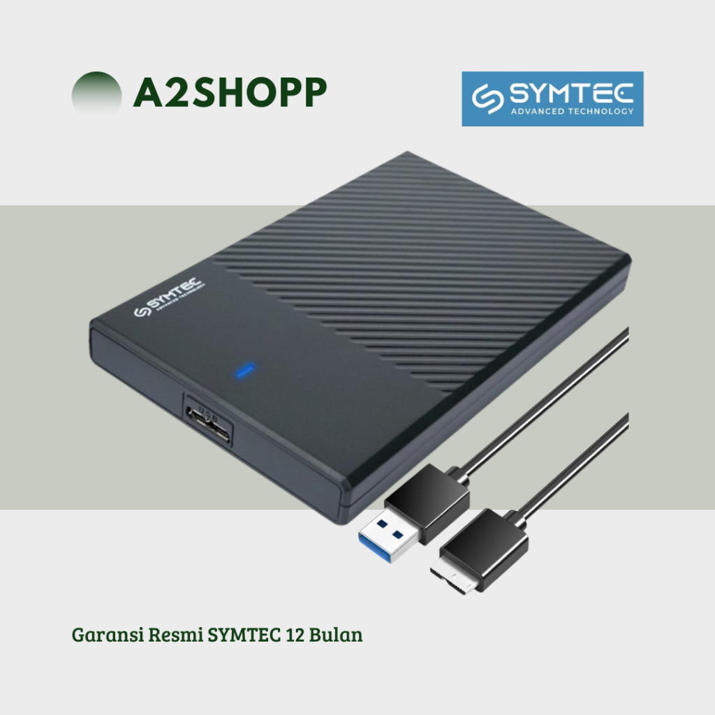 Jual SYMTEC 2.5 Inch Hard Drive HDD SSD SATA Casing Enclosure - HDE ...