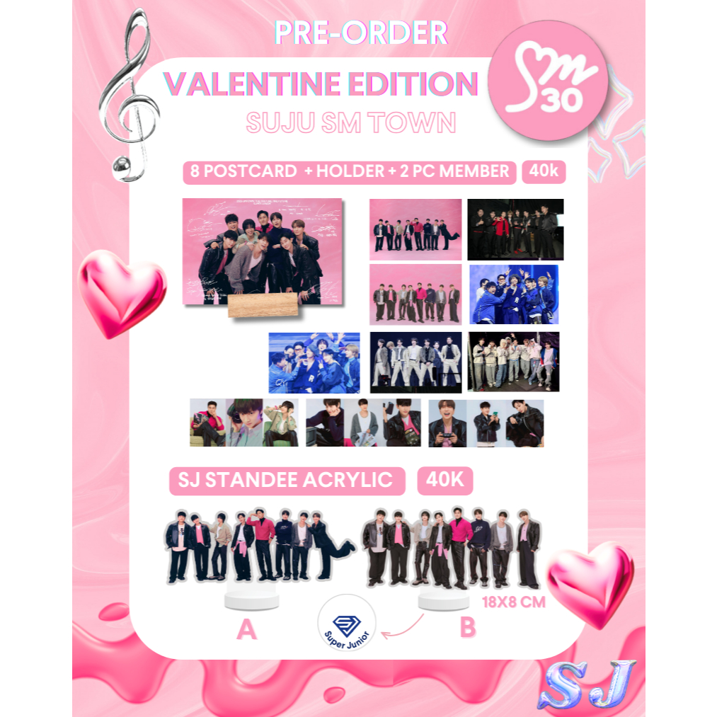 Jual SM TOWN SUPER JUNIOR ACRYLIC STANDEE / POSTCARD | Shopee Indonesia