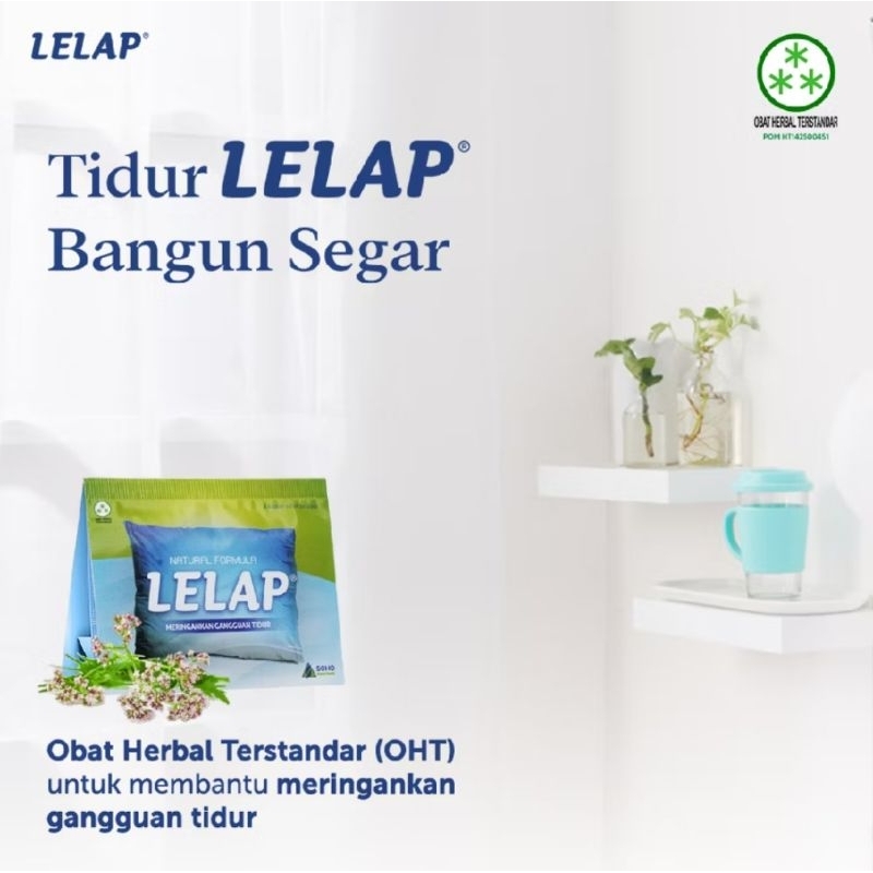Jual Lelap Obat Peringan Gangguan Tidur 1 Box @12 Tablet atau paket ...