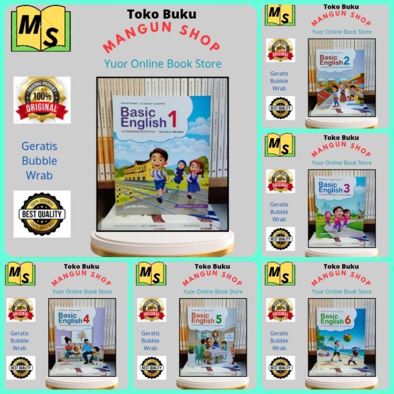 Jual BUKU BASIC ENGLISH SD KELAS 1,2,3,4,5,6 Edisi Revisi Kurikulum ...