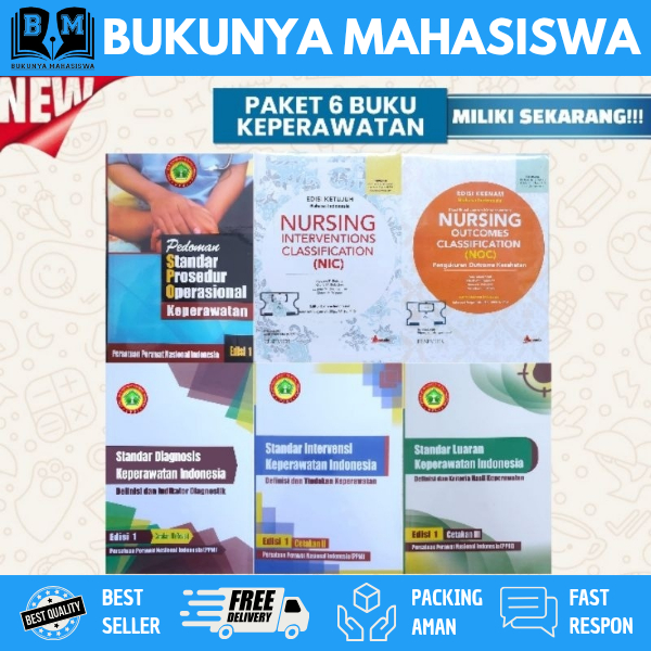 Jual PAKET 6 BUKU KEPERAWATAN WAJIB NIC NOC SPO SDKI SLKI SIKI ASUHAN KEPERAWATAN ORIGINAL ...