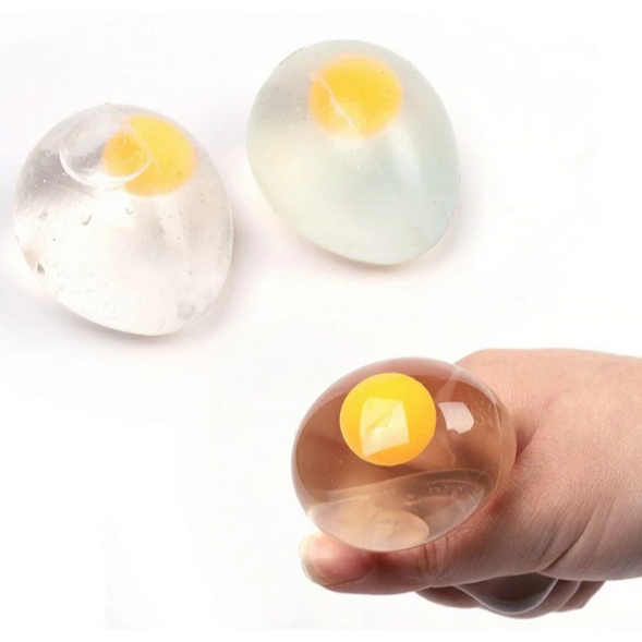Jual Splat Toy TELUR / Bola Squishy Air Stress Ball | Shopee Indonesia