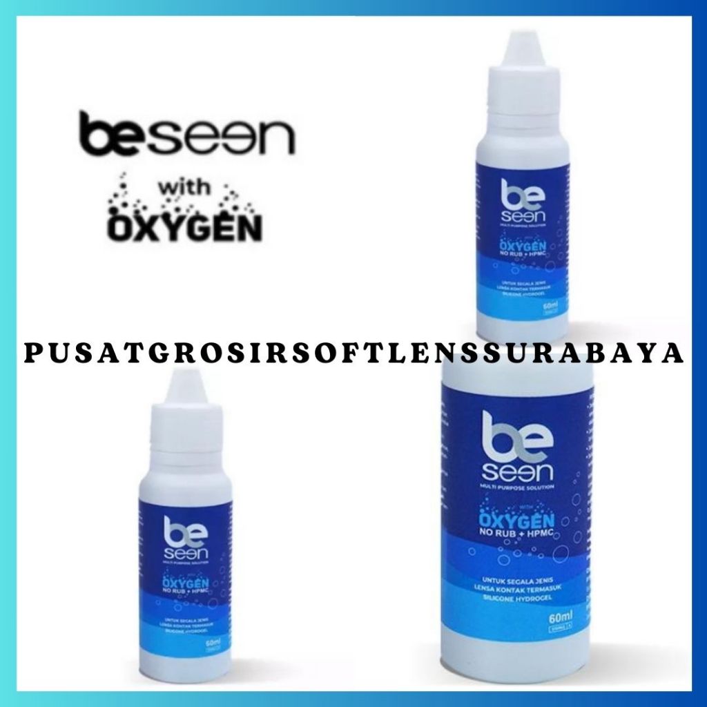 Jual CAIRAN SOFTLENS BE SEEN 60ML ///// AIR SOFTLENS / CAIRAN PEMBERSIH ...