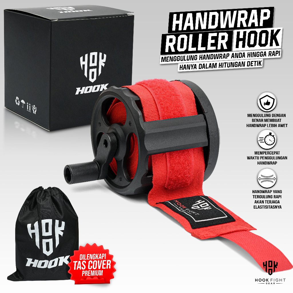 Jual Handwrap Roller Indofgiht, Penggulung Handwrap Indofight, Portable ...