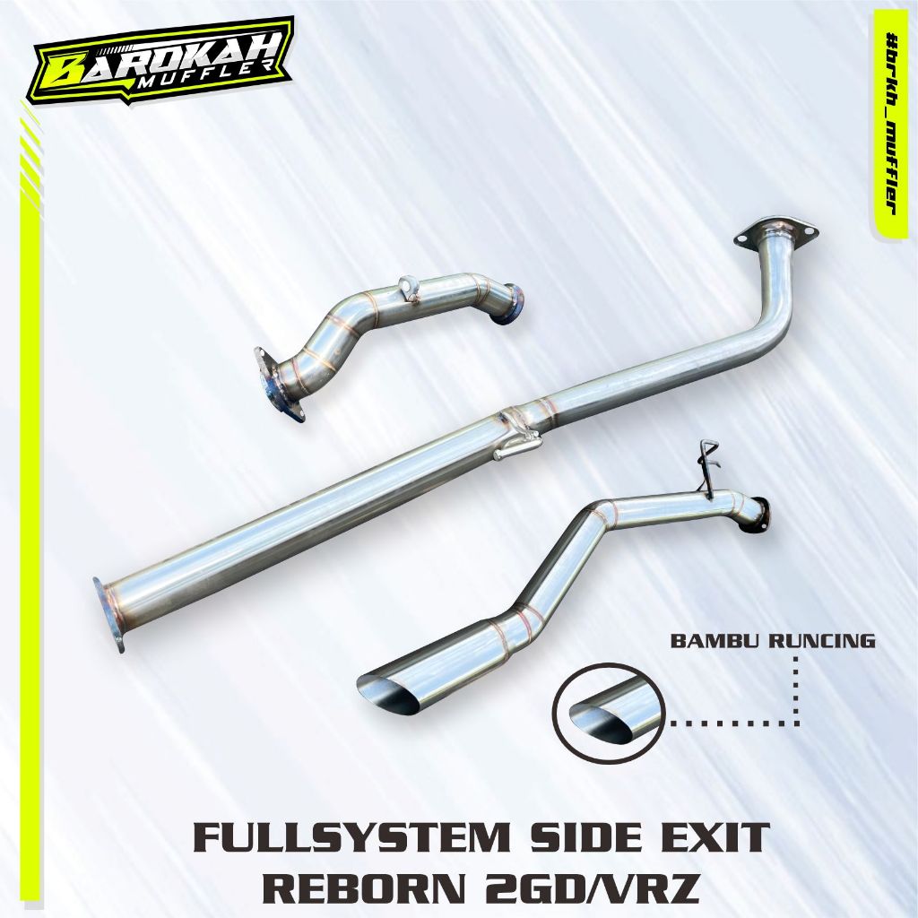 Jual KNALPOT FULLSYSTEM SIDE EXIT SAMBUNGAN FRONTPIPE INNOVA DIESEL 2KD ...