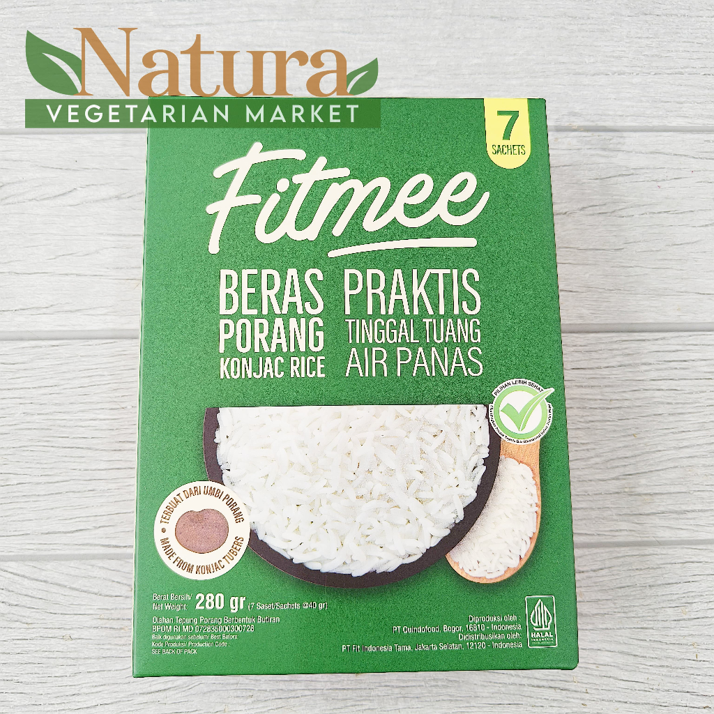 Jual Fitmee Beras Porang Kojac Rice Kemasan Praktis 280 gram | Shopee ...