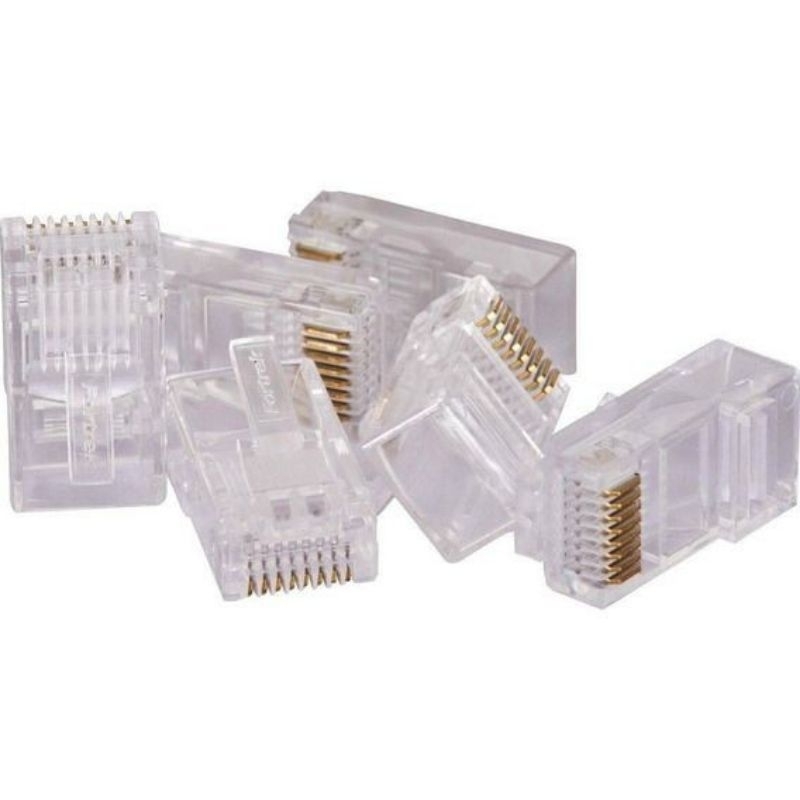 Jual Connector RJ45 Connscope CAT5 (50 pcs) | Shopee Indonesia