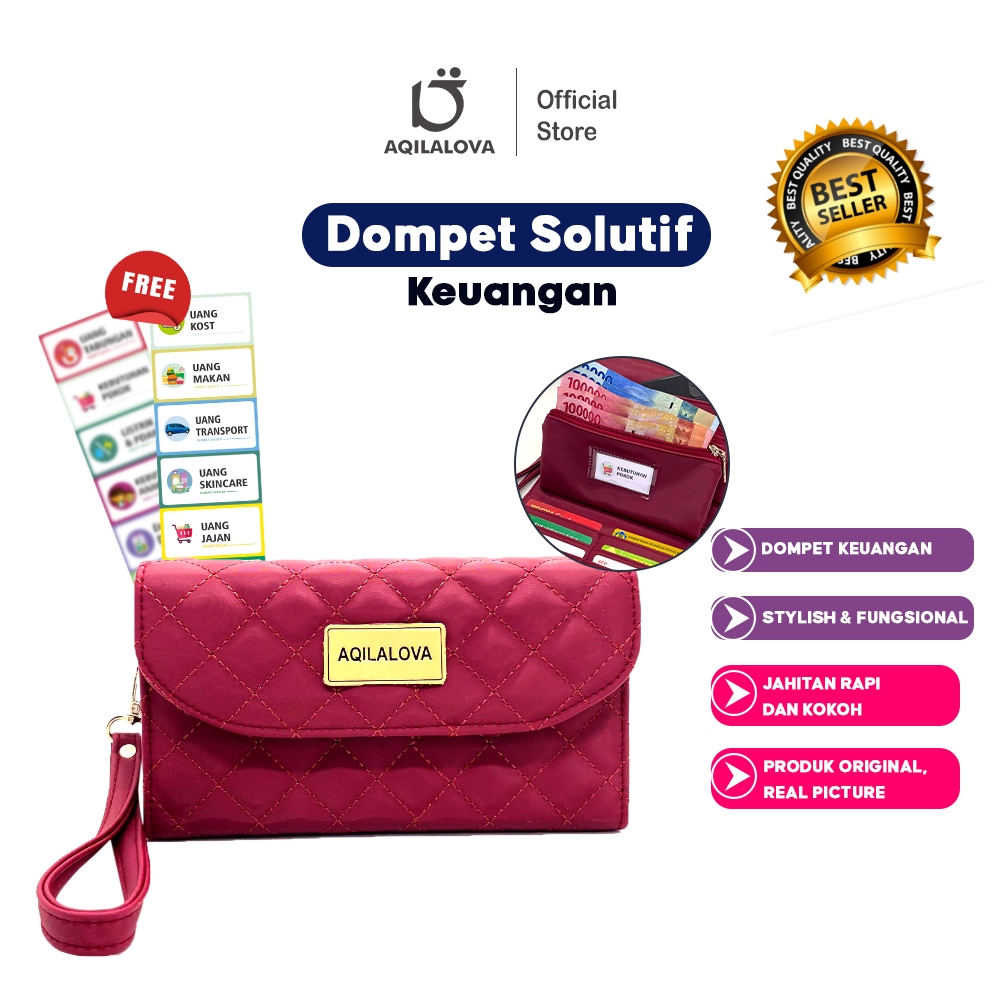 Jual AQILALOVA Mecca Dompet Disiplin Keuangan Versi Bordir Dompet ...