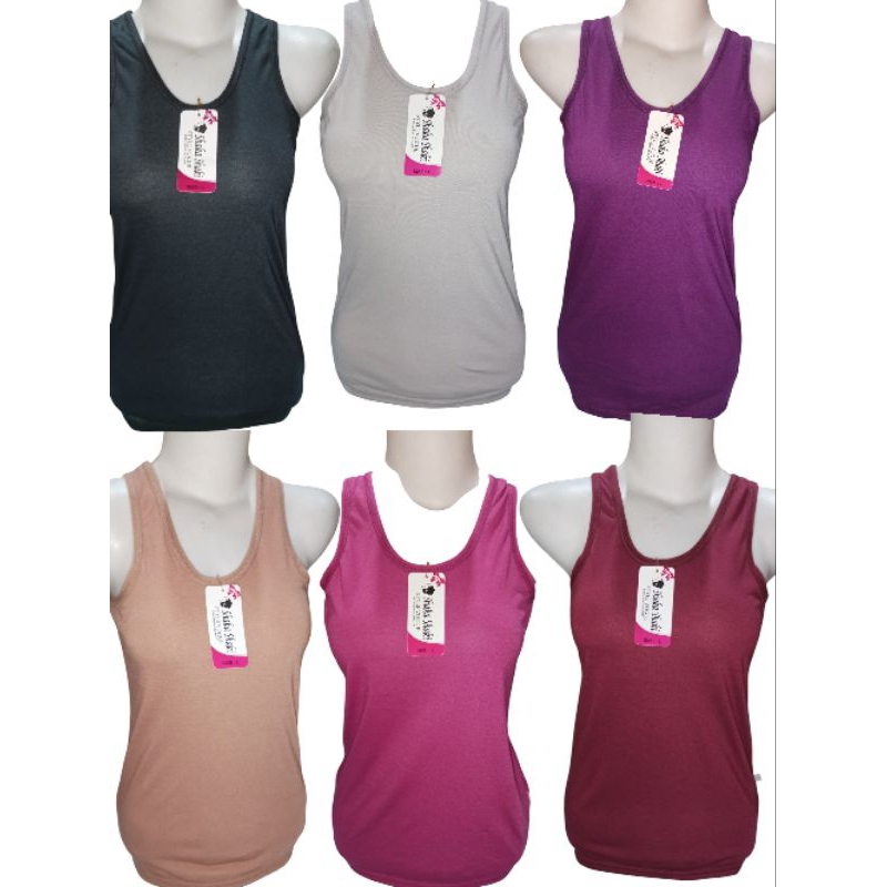 Jual singlet/tengtop 12pcs/6pcs wanita dewasa dan remaja shaka shaki ...