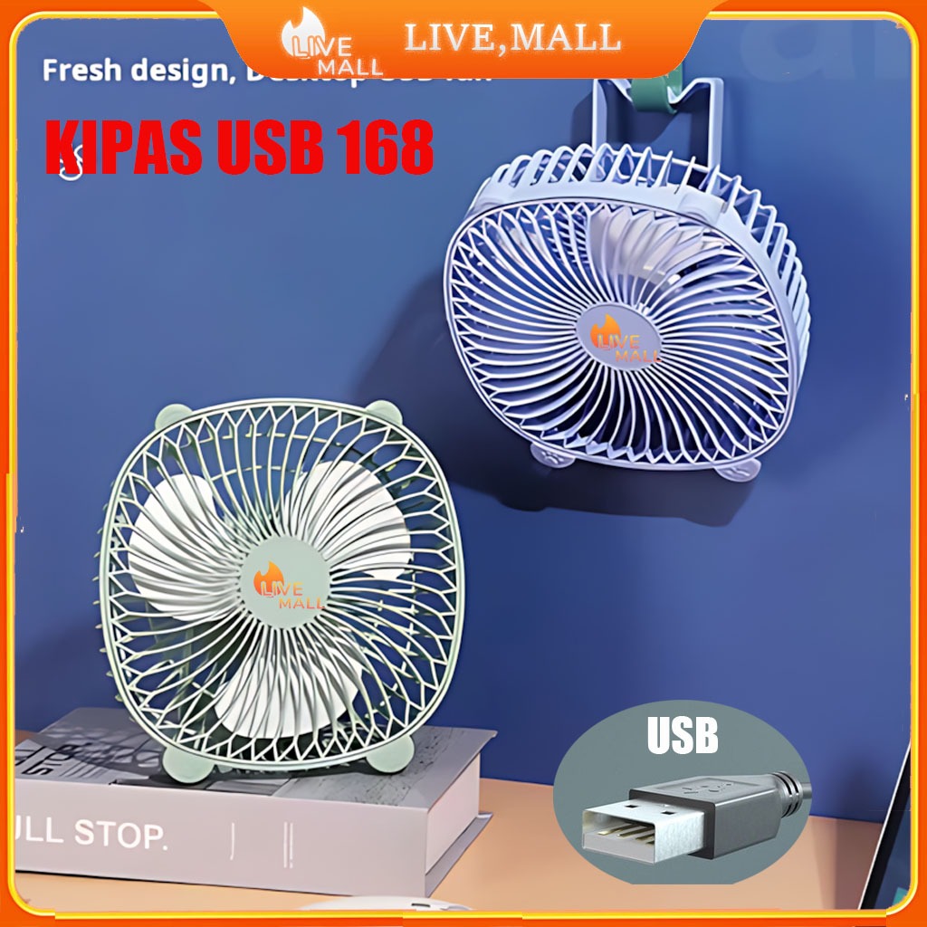 Jual Kipas Angin MINI USB Plastik Duduk Mini USB FAN Portable Angin ...