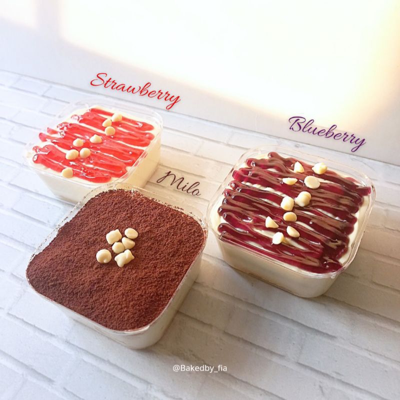 Jual Cheese layer Premium baked by fia | mini dessert box | cheese box ...
