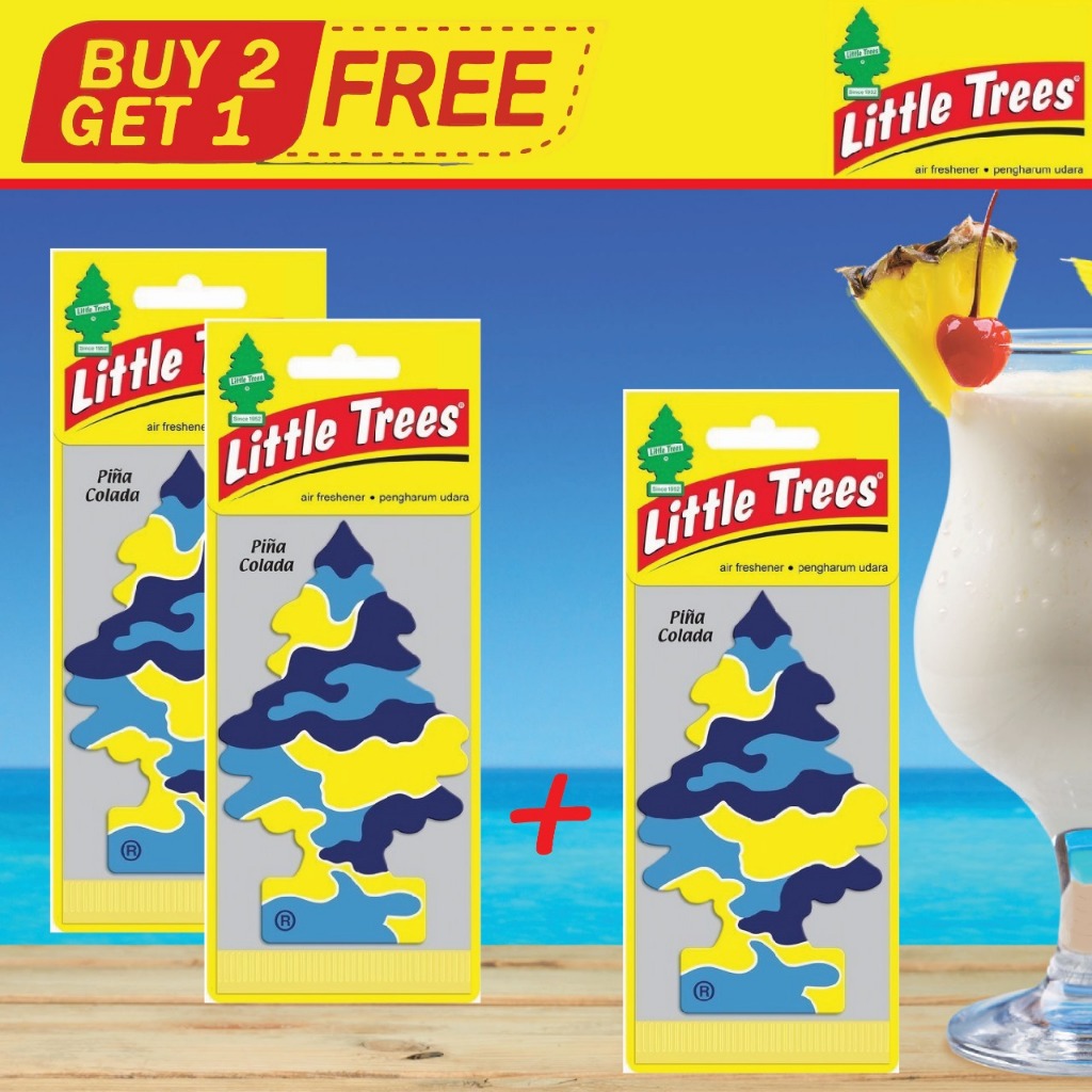 Jual Buy 2 Get 1 FREE Little Trees Paper Pina Colada | Shopee Indonesia
