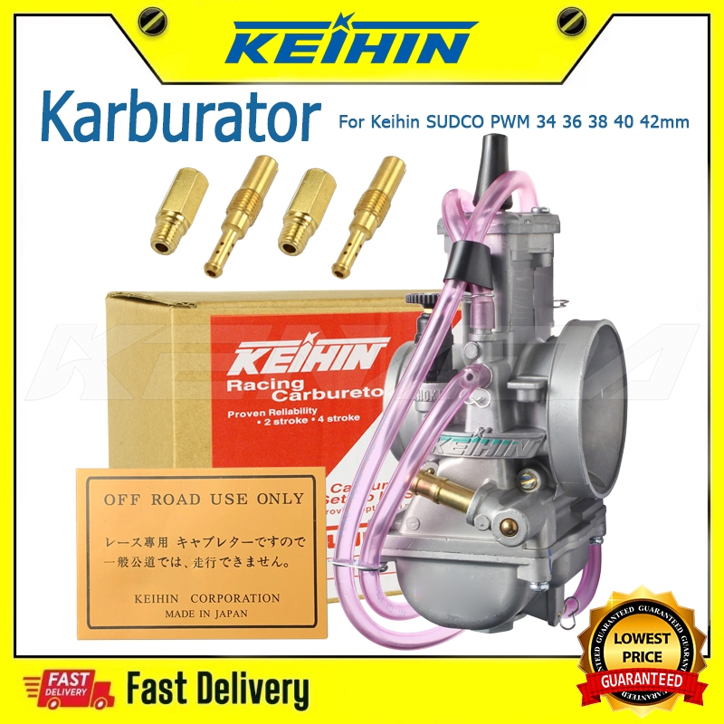 Jual Carburetor Karbu Karburator PWM 34 36 38 40 42mm Air Strike Universal Racing Carburetor ...