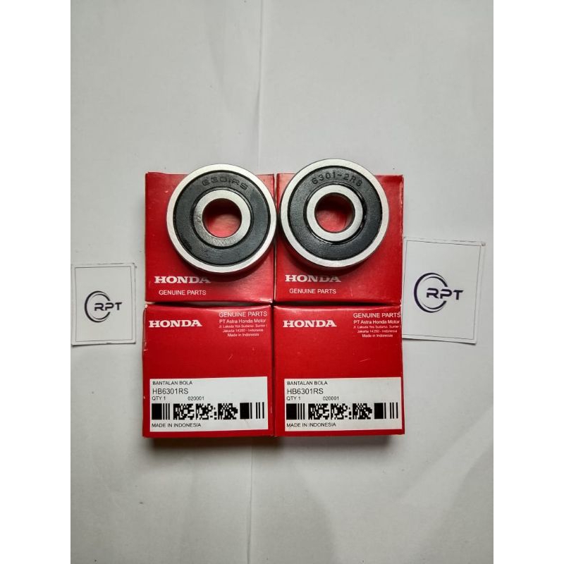 Jual Paket 2 buah bearing roda motor 6301 untuk motor Honda Supra x ...