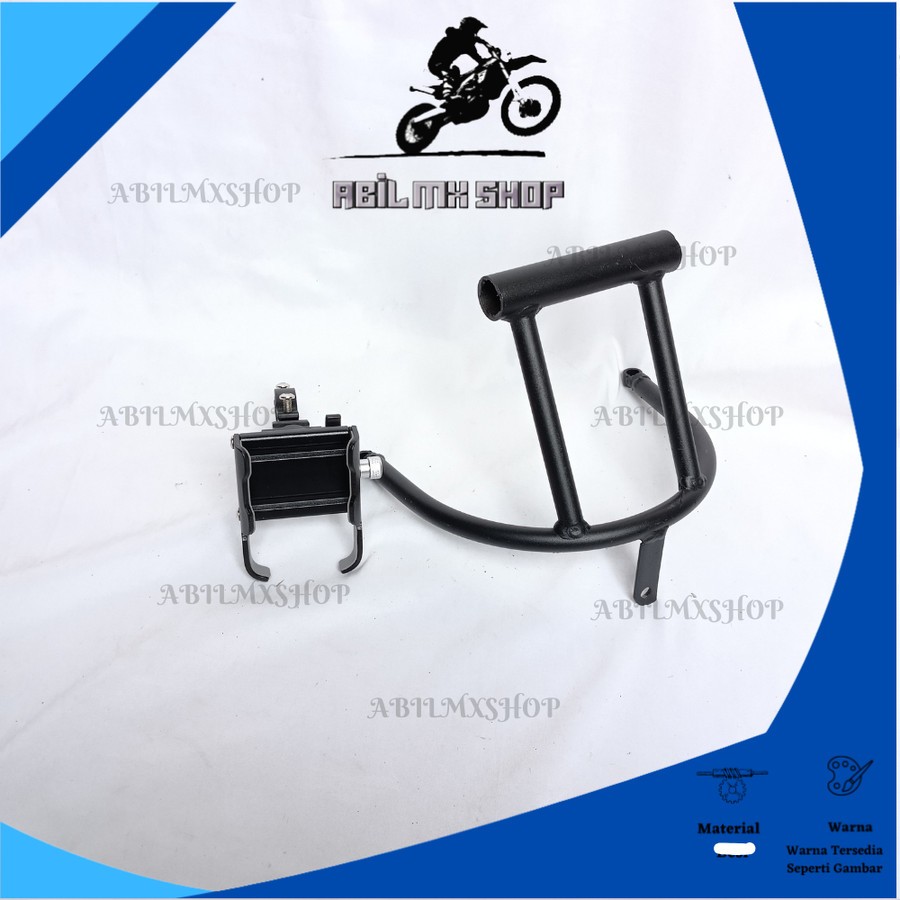 Jual PAKET HOLDER GPS HP NMAX OLD STANDAR PHONE HOLDER ALUMUNIUM STANG ...