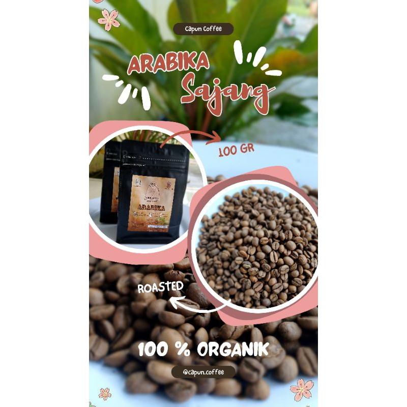 Jual Roast Bean Arabika Sajang Sembalun Lombok 100 gram | Shopee Indonesia