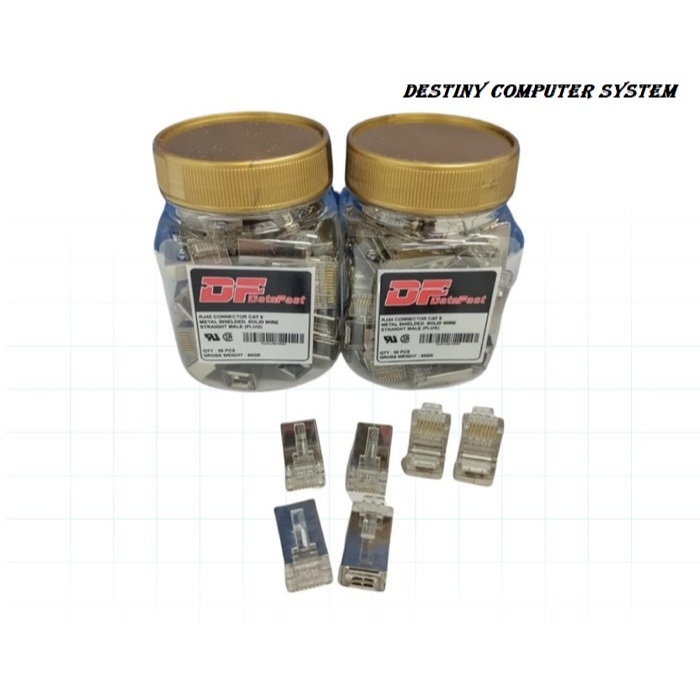 Jual RJ 45 Data Fast Cat6 Besi ( isi 50 ) | Shopee Indonesia