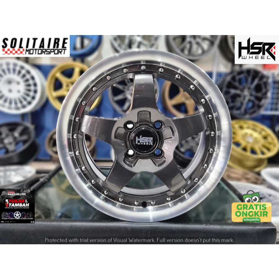 Jual VELG R15 H4X100 MODEL SAMLONG HSR BOB BUAT BRIO JAZZ AGYA AYLA DLL | Shopee Indonesia