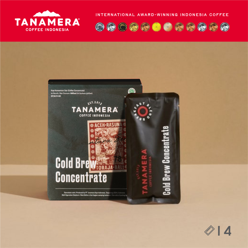 Jual TANAMERA COFFEE – Cold Brew Concentrate Sachets Single Origin (Box ...