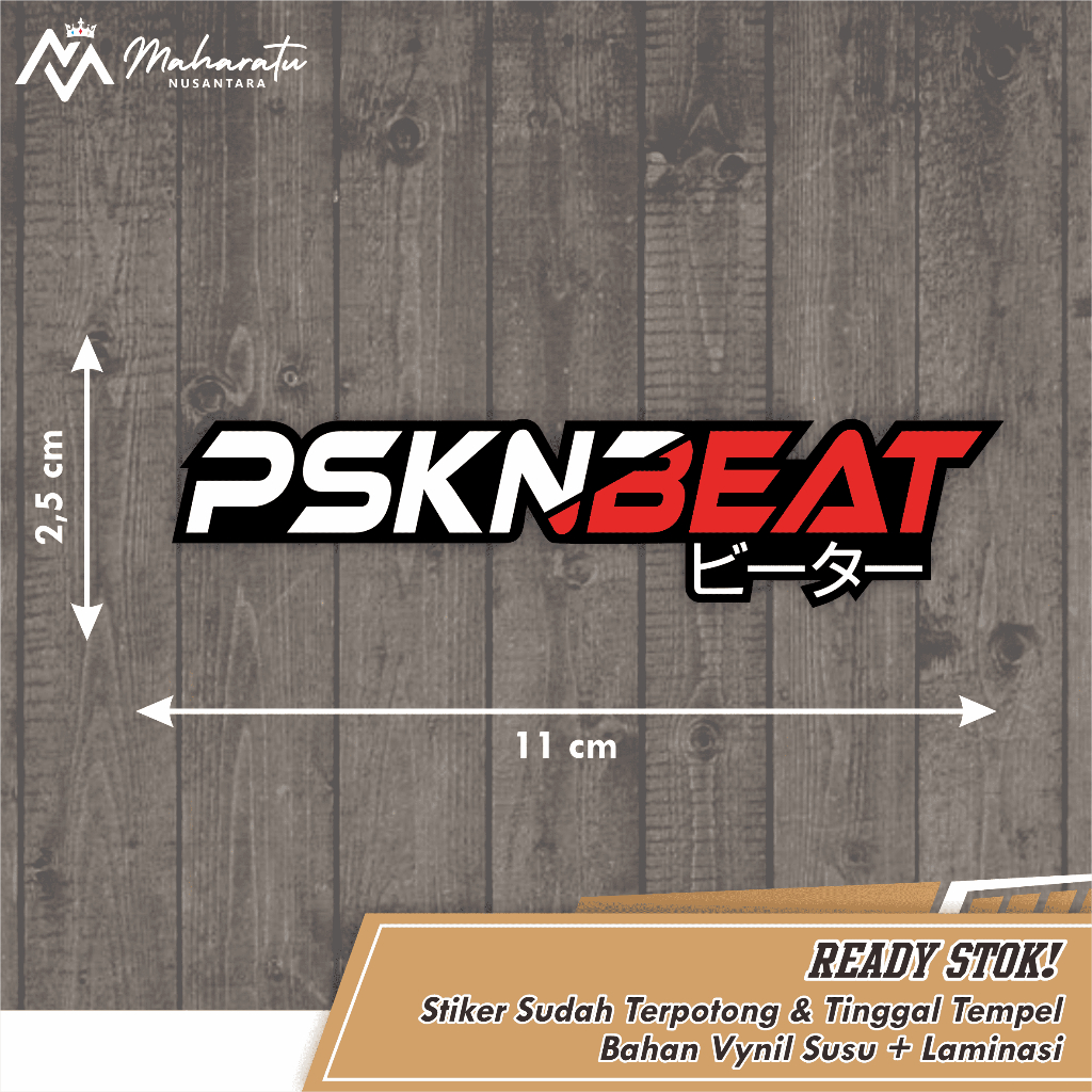 Jual STIKER OTOMOTIF KEREN MURAH - STIKER MOTOR PSKN BEAT READY STOCK ...