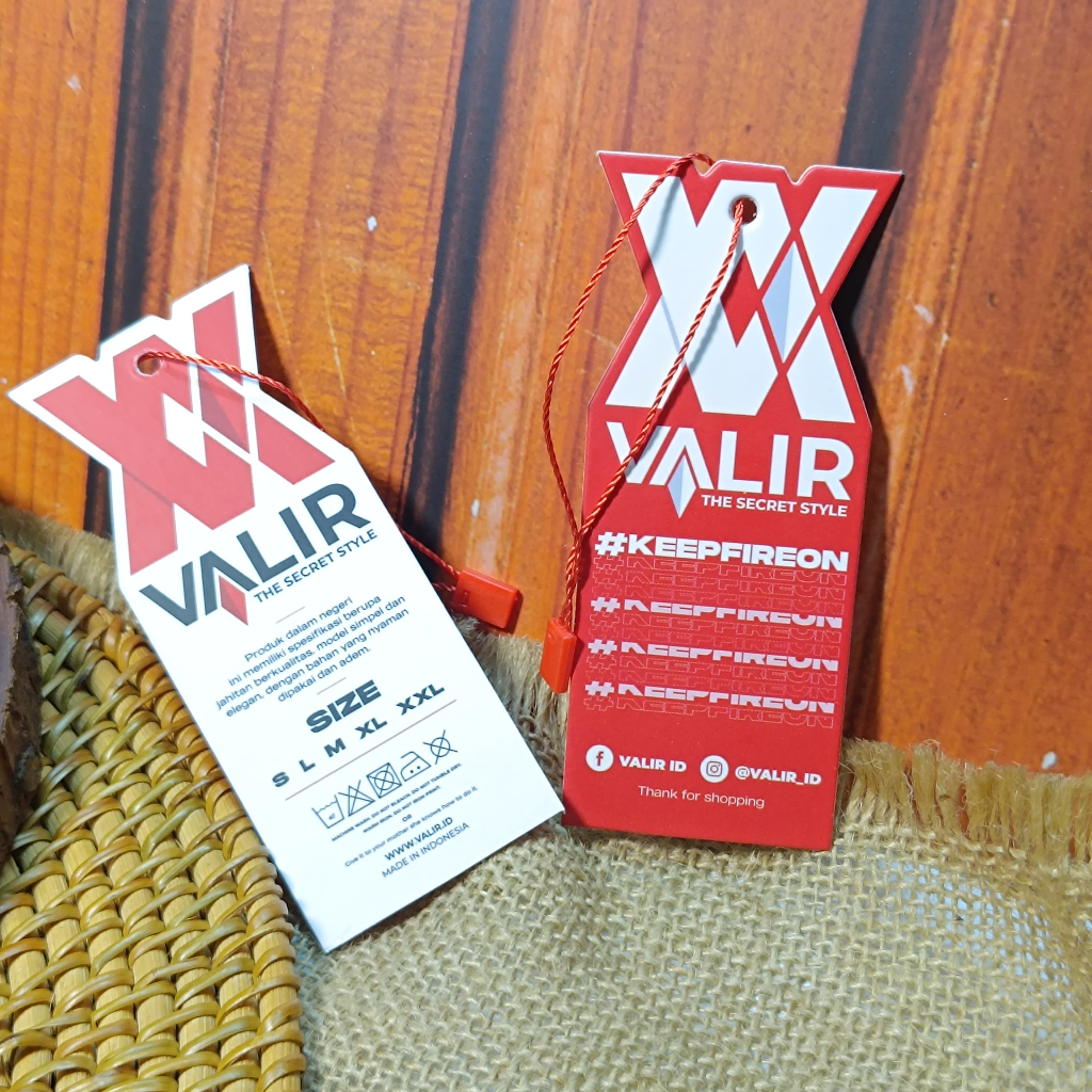 Jual label hang tag baju tag premium free desigen costum ketebalan ...