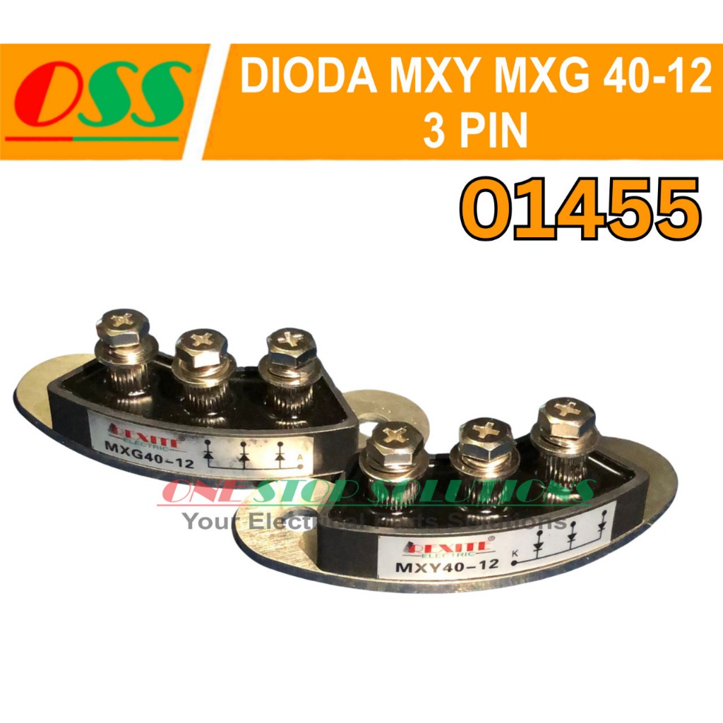 Jual DIODA DIODE MXG MXY 40-15 40-12 40A 3 PIN 1500V | Shopee Indonesia