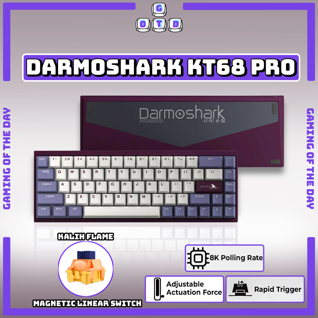 Jual DARMOSHARK KT68 PRO RAPID TRIGGER HE MAGNETIC SWITCH WIRELESS ...
