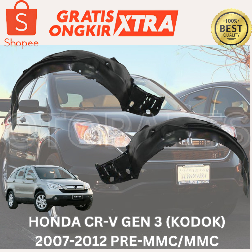 Jual INNER LINER FENDER PELINDUNG SPAKBOR CRV 2007 2008 2009 GEN 3 ...
