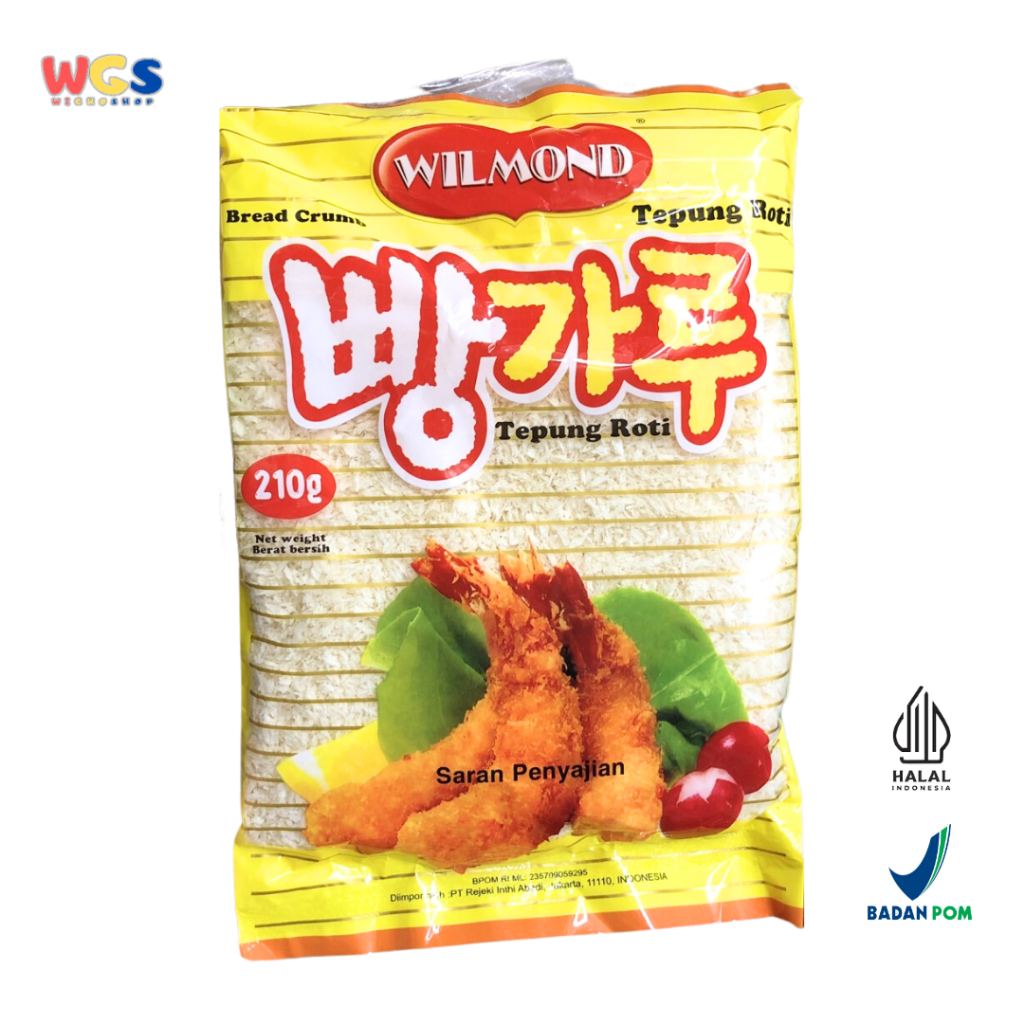Jual Wilmond Tepung Roti Bread Crumbs 210g – Tepung Panir Krispi untuk ...