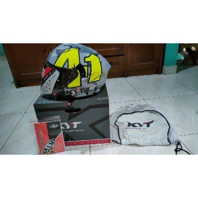 Jual KYT NFJ Espargaro 2019 XL Original Fullset | Shopee Indonesia