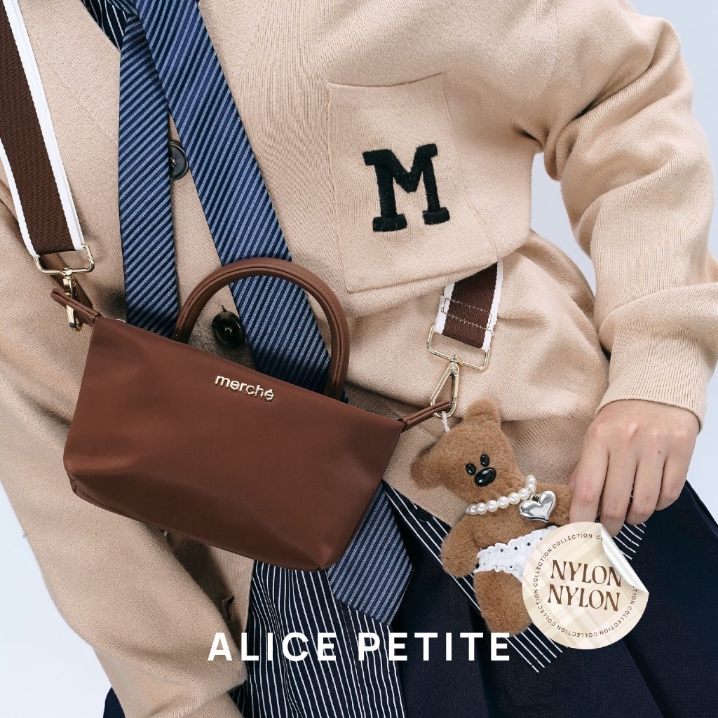 Jual Merche Tas Selempang Wanita Alice Petite Brown Label | Shopee ...