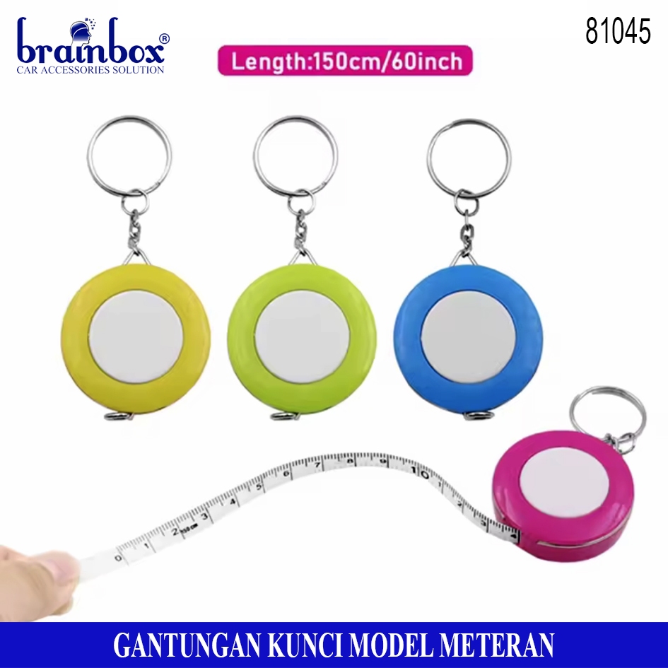 Jual Keychain Mini Measuring Tape Gantungan Kunci Model Meteran ...