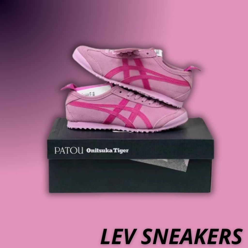 Jual Sepatu Onitsuka Mexico 66 X PATOU Cotton Candy Pink | Shopee Indonesia