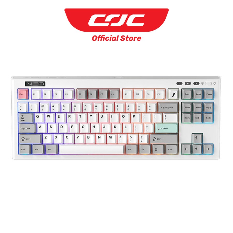 Jual 1STPLAYER NEO87 Frostwave Gaming Mechanical Keyboard 88 Keys Layout - Gasket Structure ...