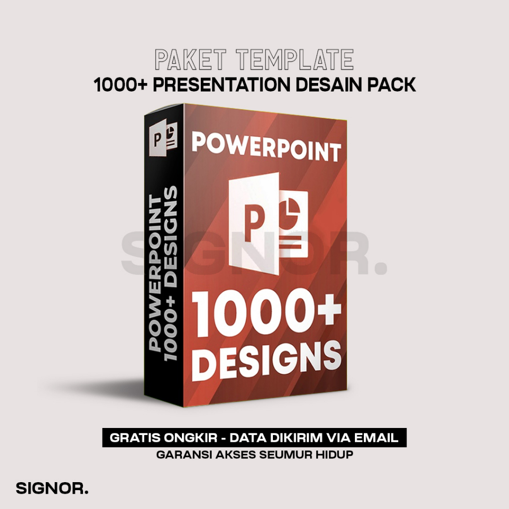Jual [T8057] Powerpoint PPT Slide - 1000+ Presentation Template Desain Pack Siap Pakai | Shopee ...