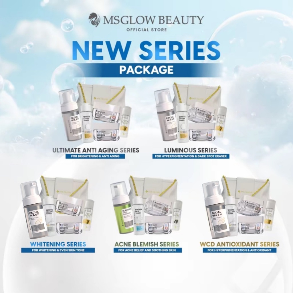 Jual MS GLOW NEW PAKET WAJAH SERIES PACKAGE WHITENING ULTIMATE LUMINOUS ACNE WHITECELLDNA ...
