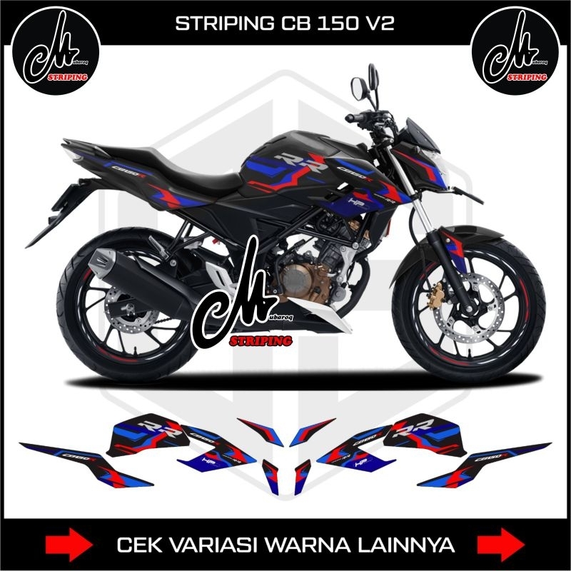 Jual Stiker Striping Honda Cb 150r New V2 Edisi Bmw / Sticker Decals ...