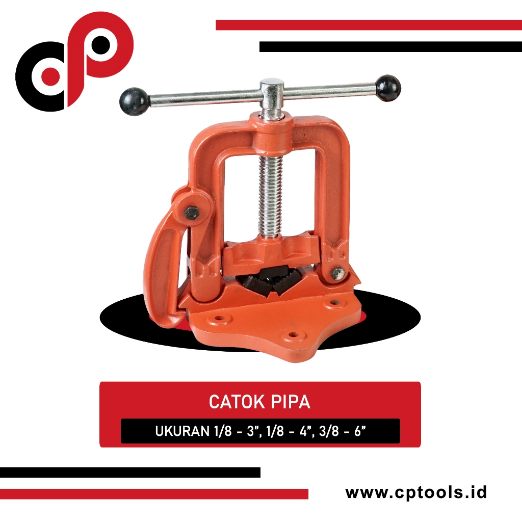 Jual Catok Pipa | Ragum Pipa | Pipe Vise (1/8 - 3", 1/8 - 4", 3/8 - 6 ...