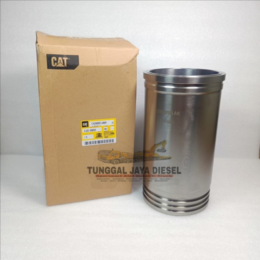Jual Liner Boring Plat Cylinder D4H D6D D7G Liner 110-5800 1105800 2P ...