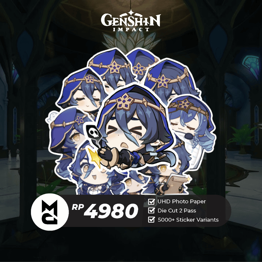 Jual Sticker Genshin Impact Layla Sticker Anime Aesthetic Lucu Sticker ...