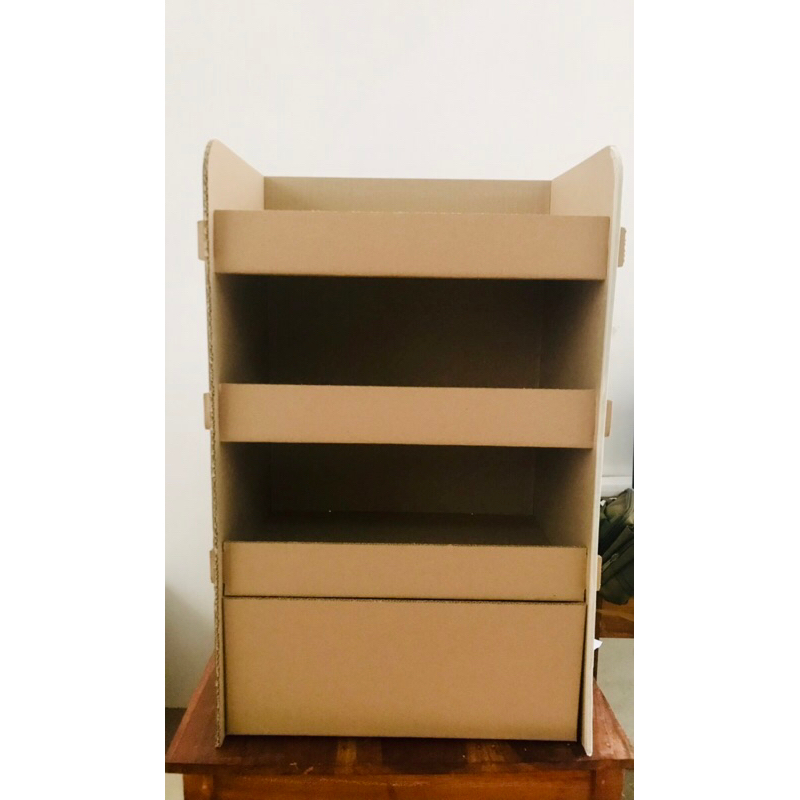 Jual Rak Display bahan pvc dan kardus Custom Rak Pajangan Produk ...