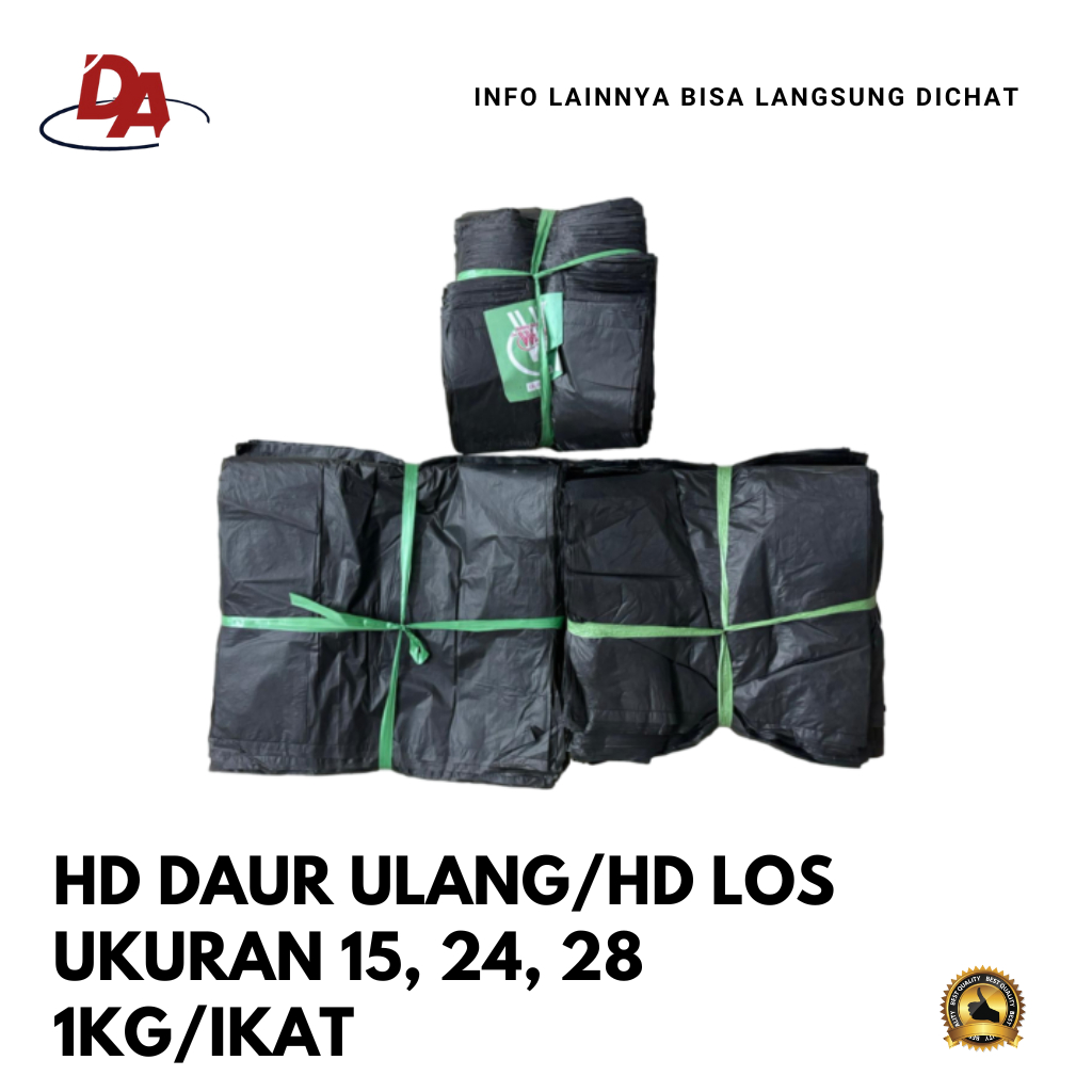 Jual PLASTIK DAUR ULANG - KRESEK DAUR ULANG - KRESEK KILOAN - PLASTIK ...