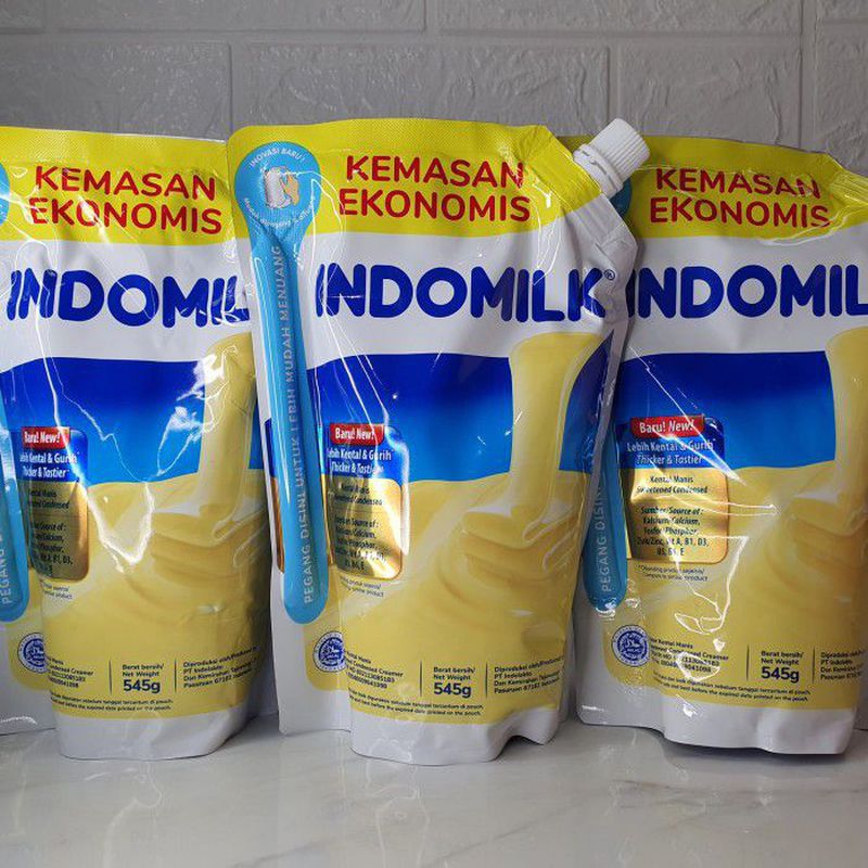 Jual Susu Kental Manis Indomilk Pouch 545gram/Coklat/Putih SKM | Shopee ...