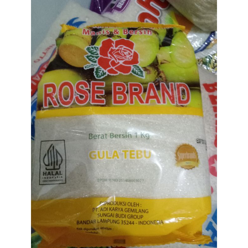 Jual gula rose brand kemasan 1 kg | Shopee Indonesia