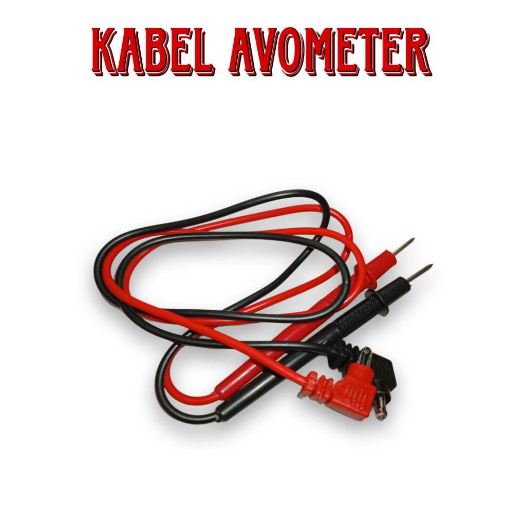 Jual KABEL AVO METER DAN KABEL MULTITESTER HITAM MERAH | Shopee Indonesia